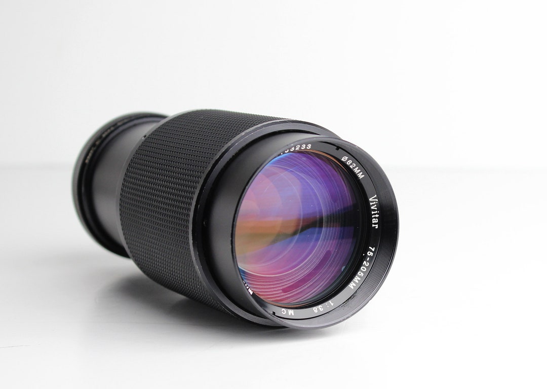 VIVITAR 75-205mm F/3.8 MC Zoom Lens With Nikon AI Mount - Etsy