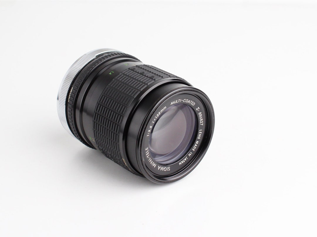 Sigma MINI-TELE Lens for Canon 135mm F/3.5 Multi-coated - Canon FD Lens ...