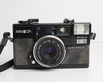 Minolta Hi-matic AF2 - Sharp 38mm 2.8 Lens - Vintage Film - 35mm Point Shoot Camera - Etsy