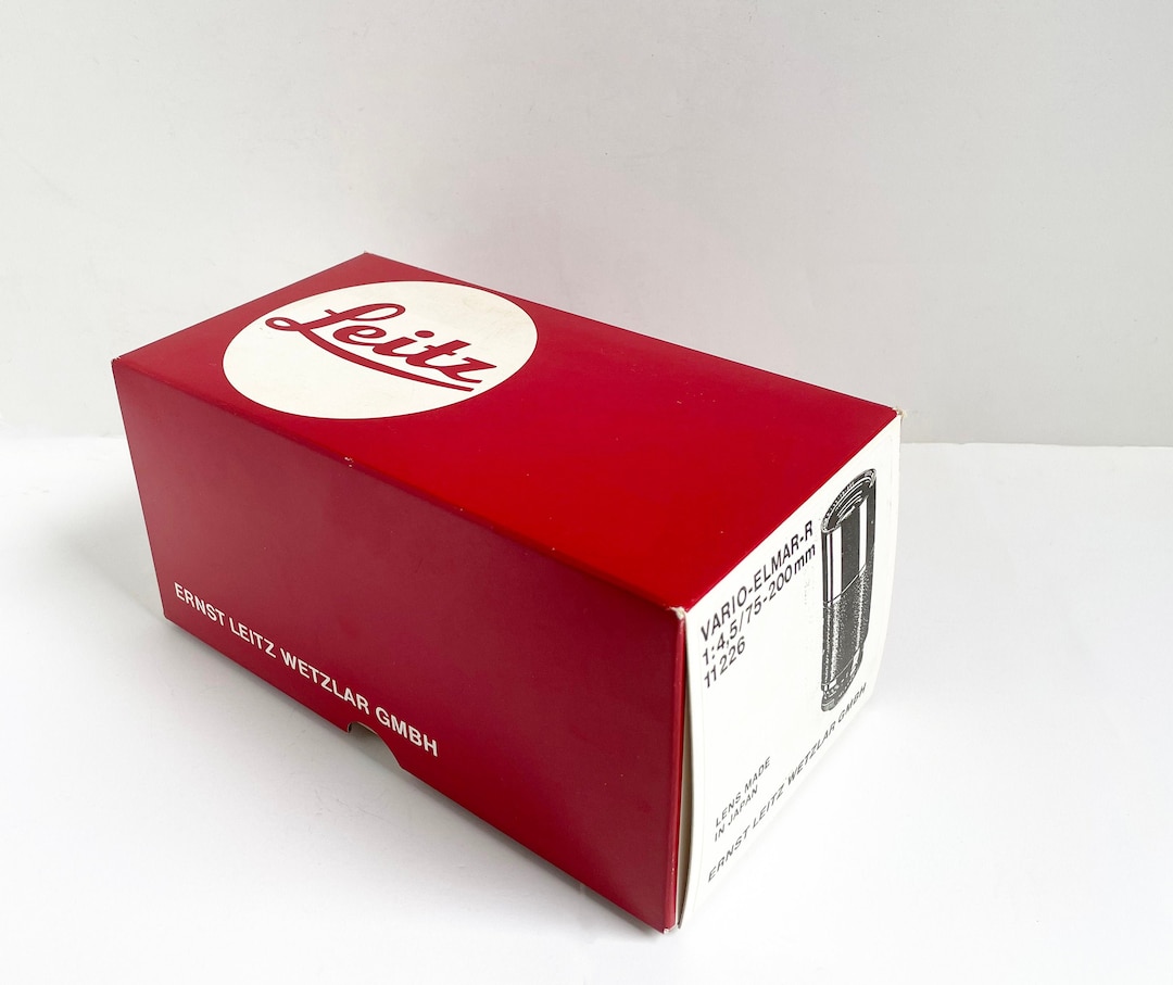 Original Box for Vario-elmar-r F/1:4.5 75-200mm Ernst Leitz Wetzlar ...