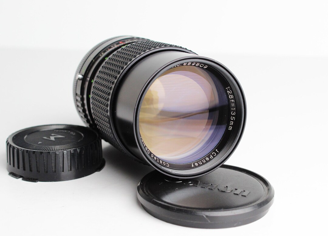 Vintage Jcpenney 135mm F/2.8 Lens With Canon FD Mount for Canon A-1 AE ...