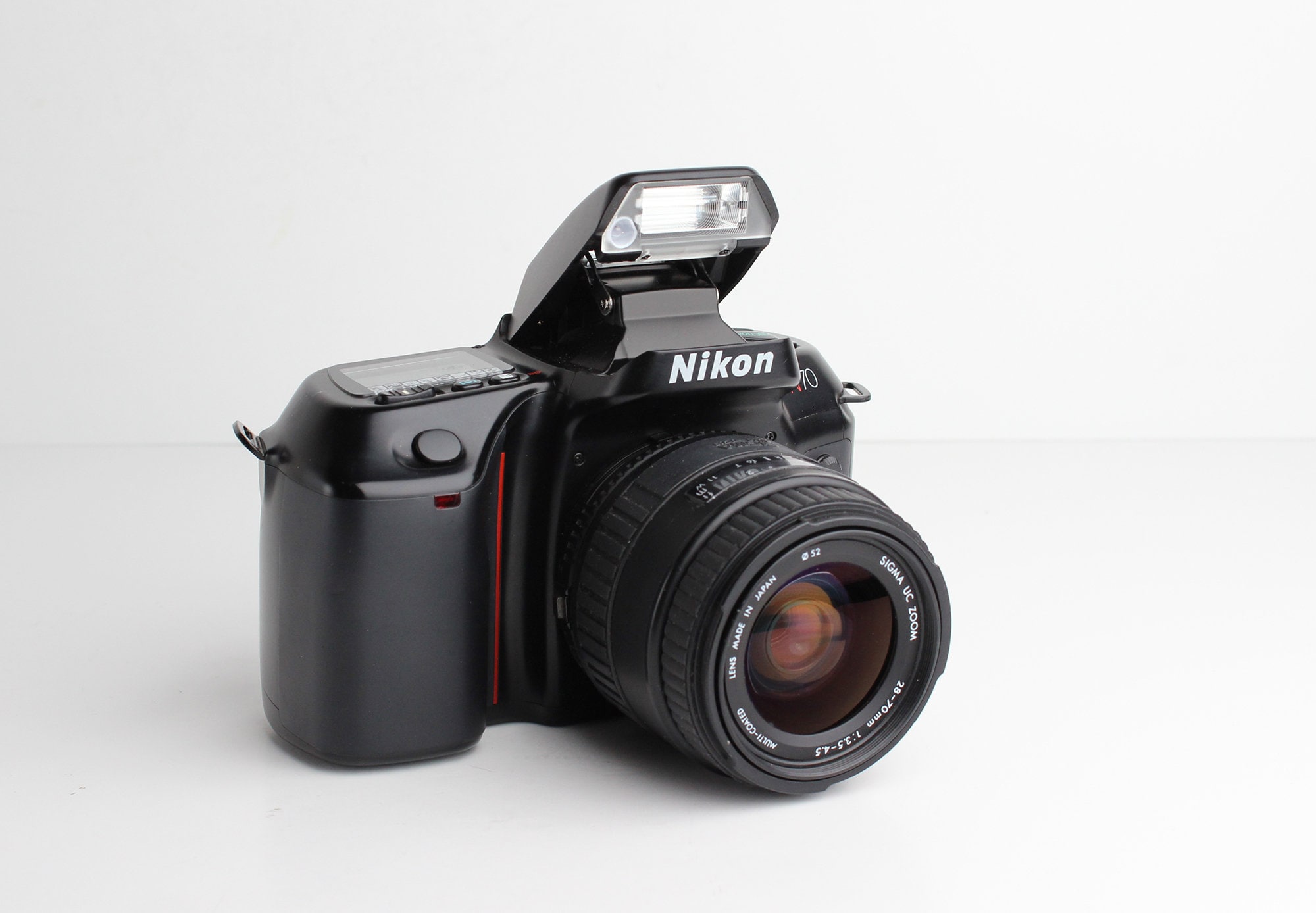 Nikon N70 SLR 35mm Film Camera With SIGMA Zoom AF 28-70mm F3.3-4.5 Lens ...