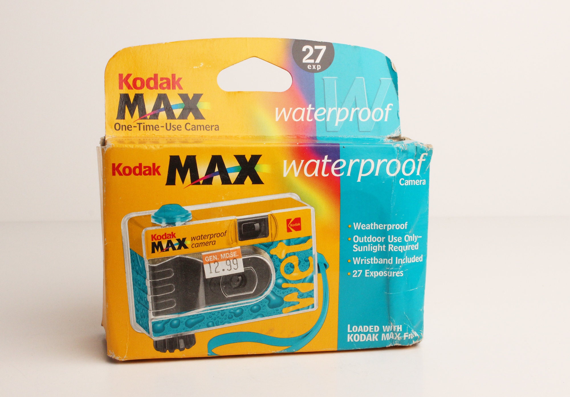 KODAK Waterproof One-time-use-camera With Kodak MAX 35mm Color Film 27 ...