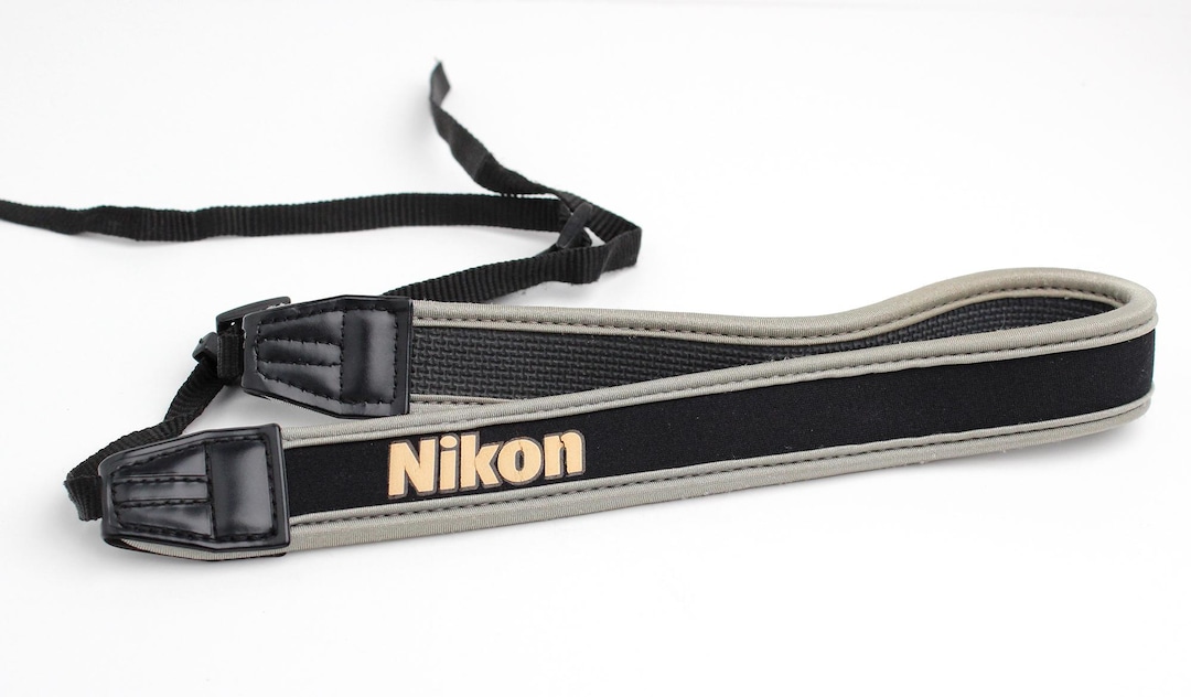 Original Vintage NIKON Camera Neck Strap Neoprene - Etsy