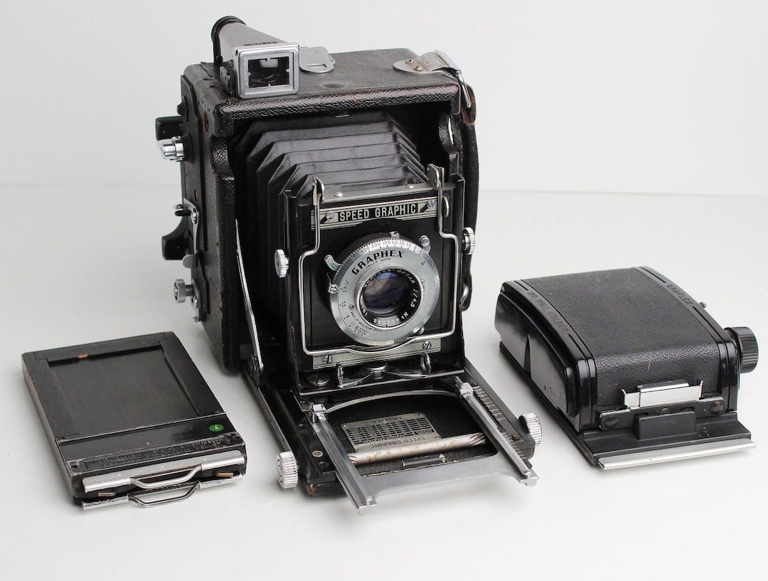 GRAFLEX Speed Graphic 2x3 PRESS CAMERA With 101mm F/4.5 Optar Lens ...
