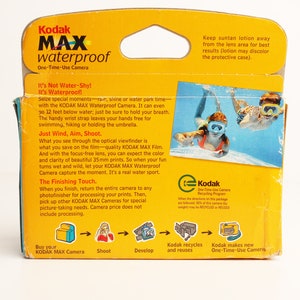 KODAK Waterproof One-time-use-camera With Kodak MAX 35mm Color Film ...