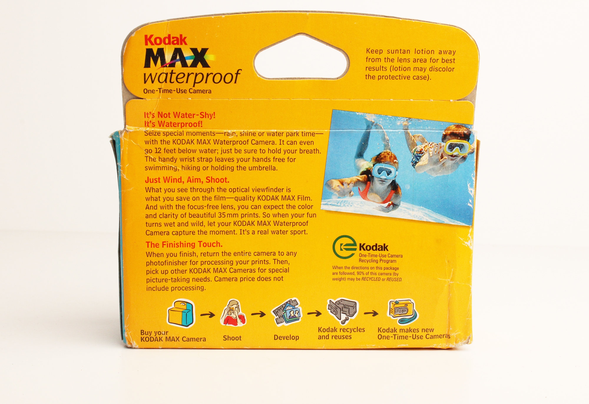 KODAK Waterproof One-time-use-camera With Kodak MAX 35mm Color Film 27 ...