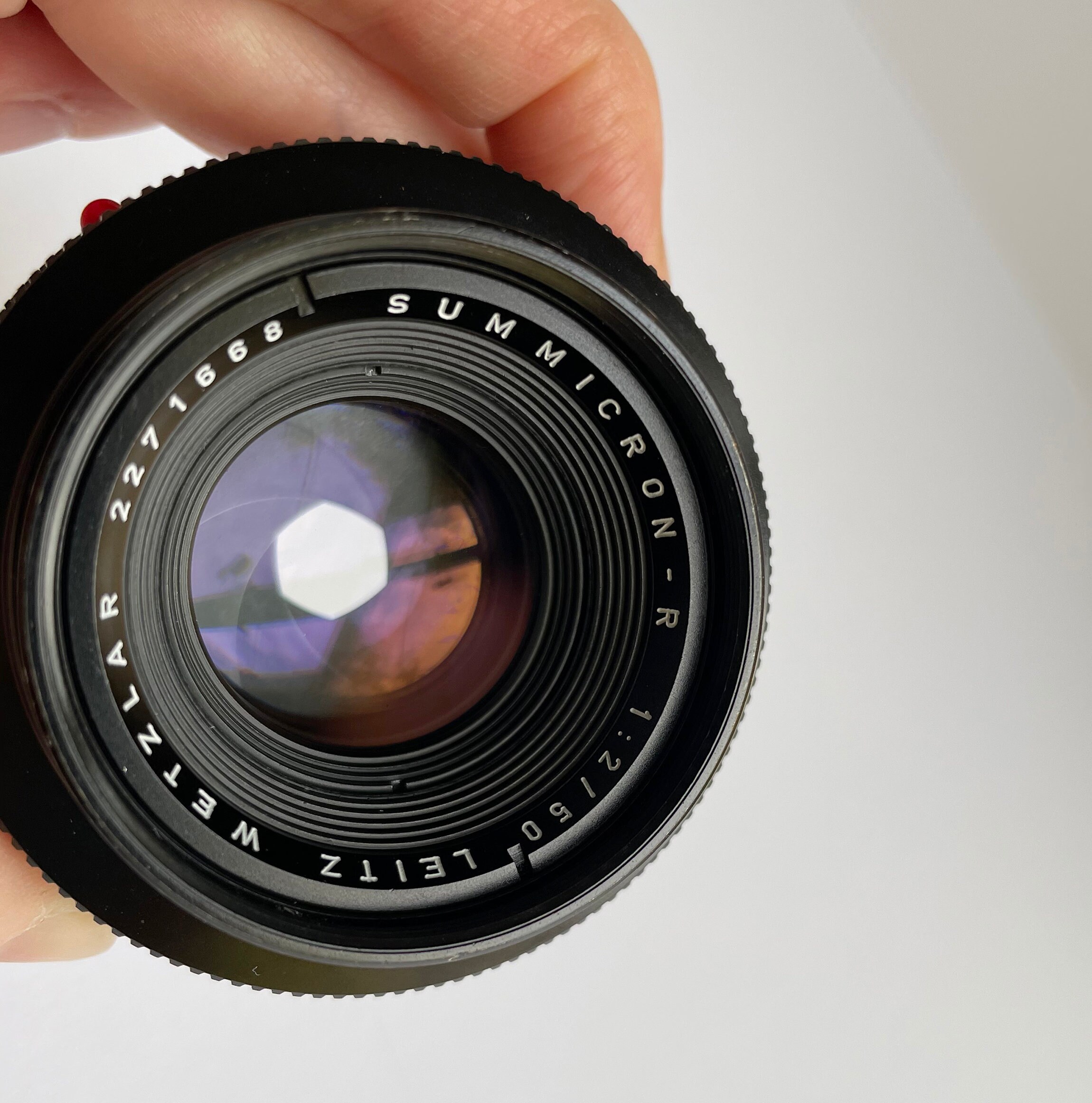 LEICA Leitz Wetzlar SUMMICRON R 50mm F/2 Three Cam Fast Prime Lens With ...