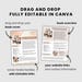 Author One Page Template Canva Author One Sheet Author Media Kit Book ...