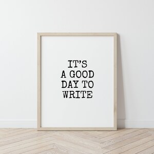 Writer Posters, Gifts for Writers, Keep Writing, Set of 3 Prints ...