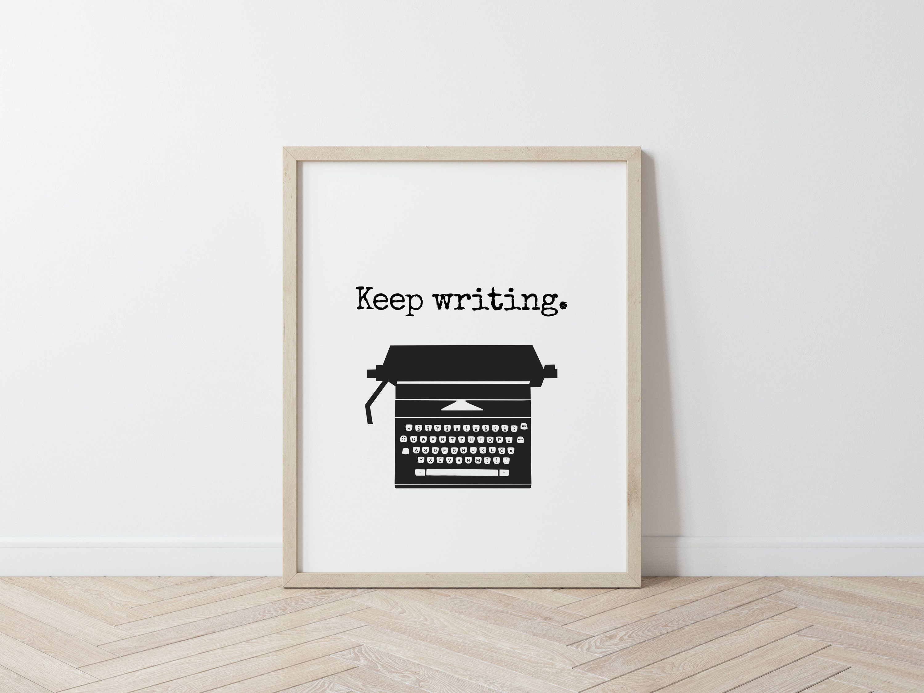 Writer Posters Gifts for Writers Keep Writing Set of 3 | Etsy
