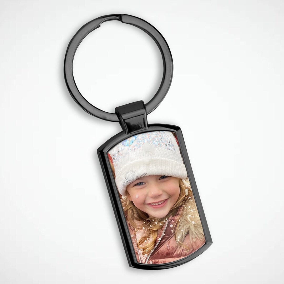 Personalised Keyring, Photo Keychain, Customized With Any Picture ...