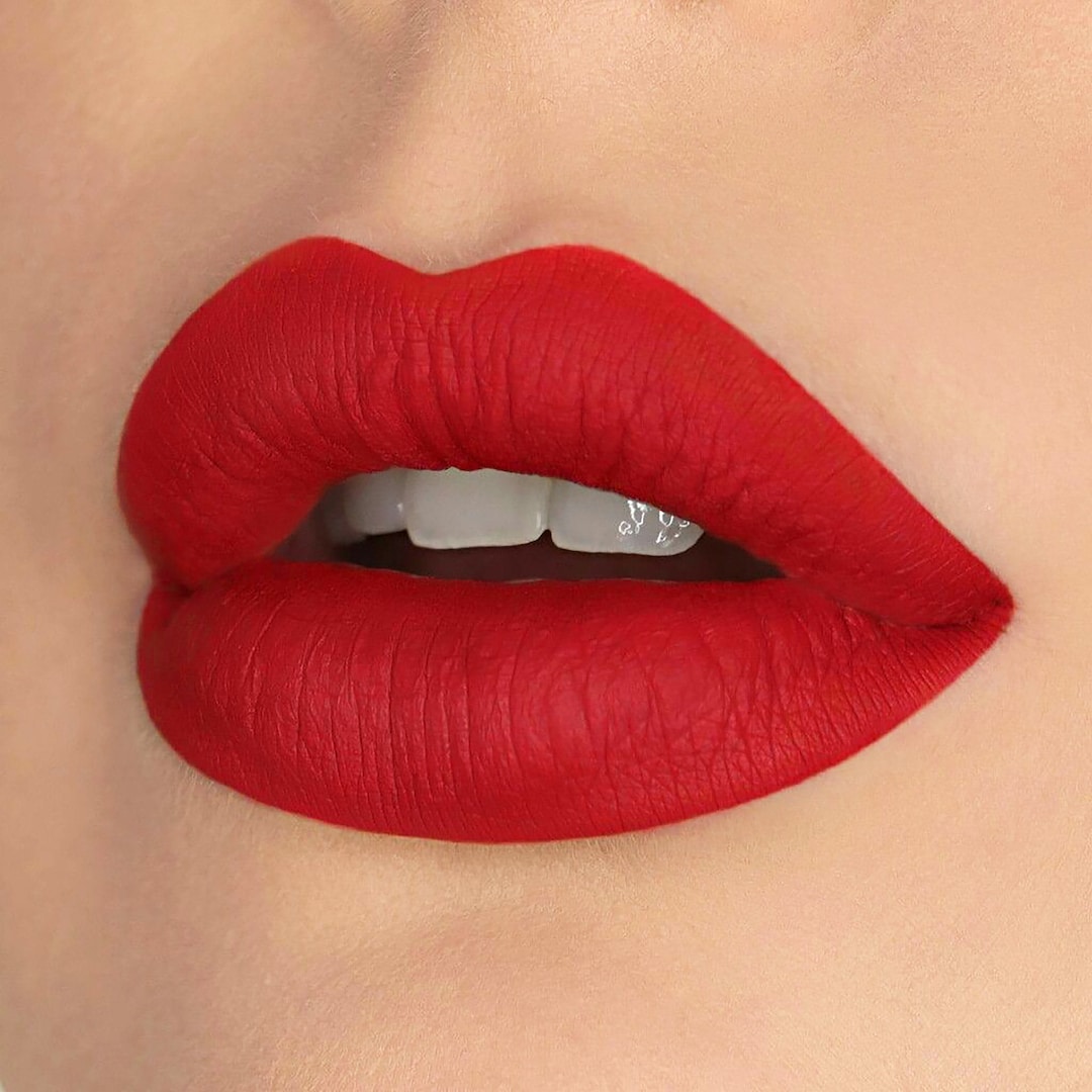 Vixen - Vegan Red Matte Liquid Lipstick - Etsy