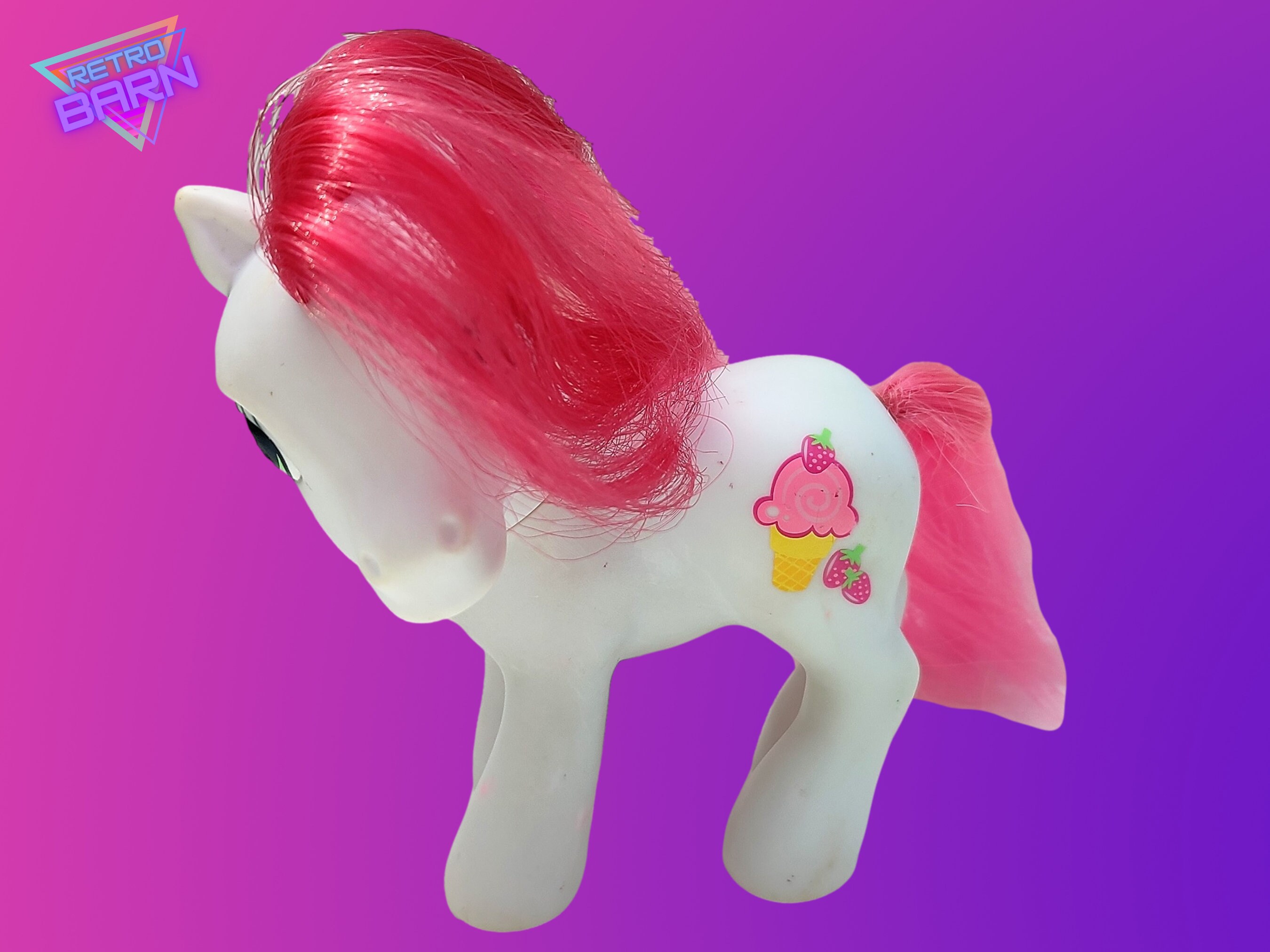 Vintage My Little Pony - G3 Strawberry Surprise - Hasbro MLP - White ...