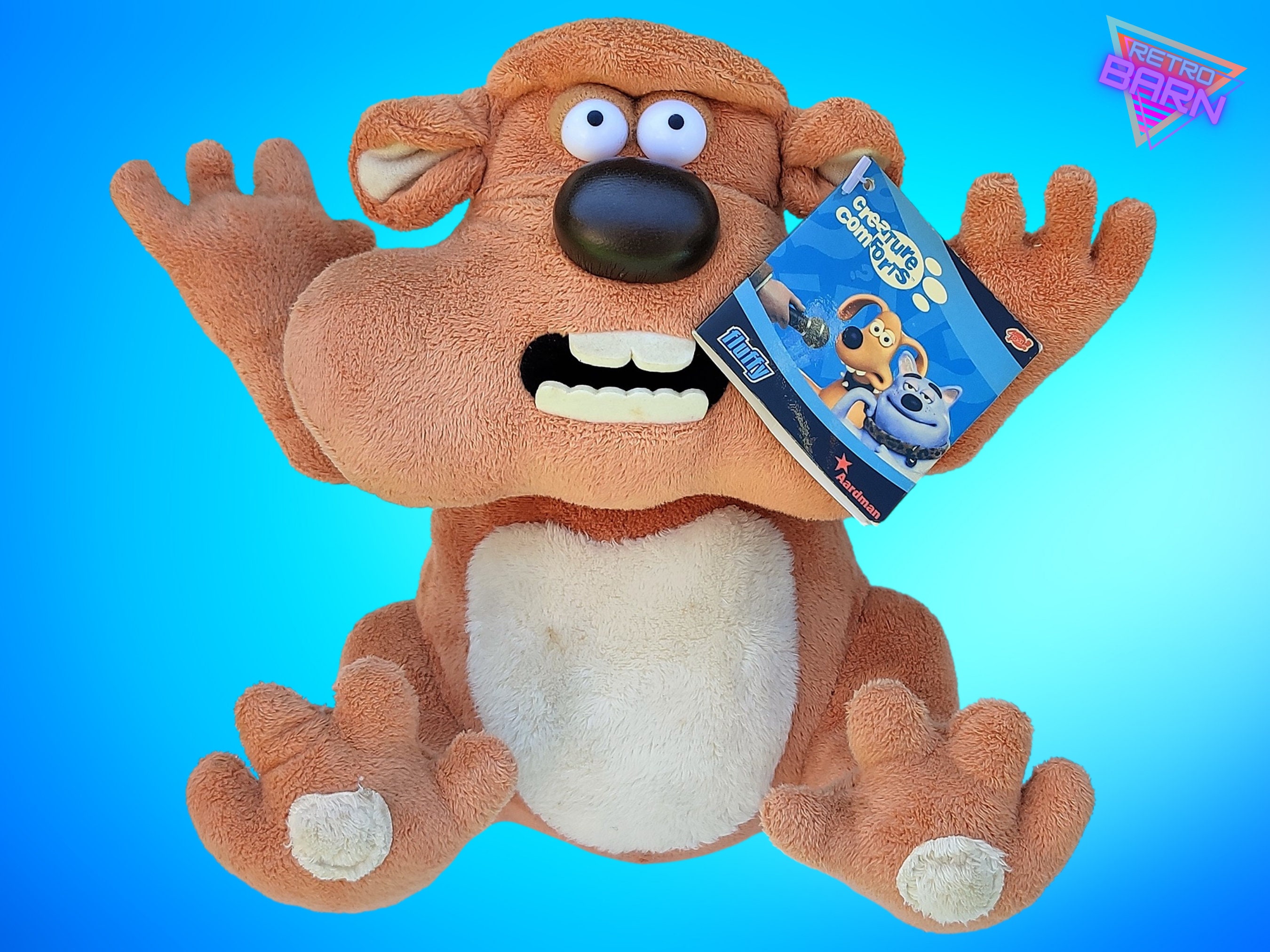 Vintage Creature Comforts Fluffy the Hamster Plush - 2003 - Aardman ...