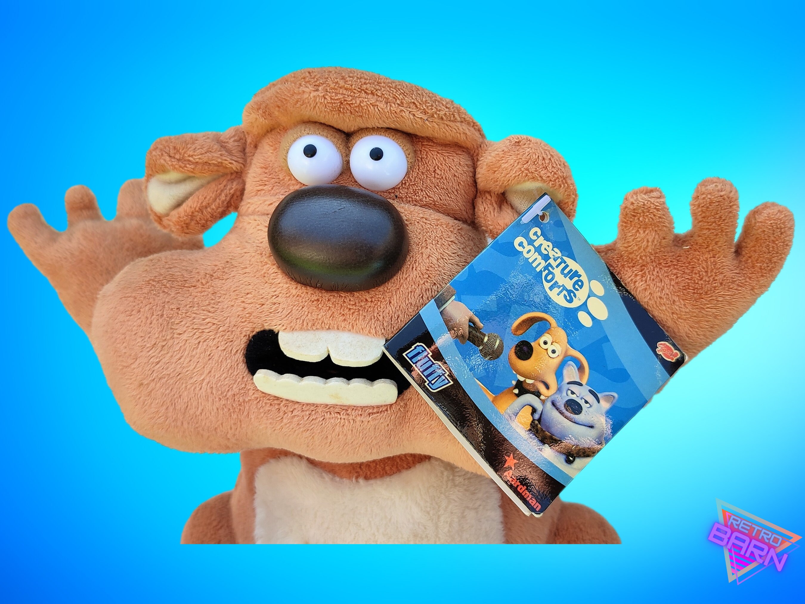 Vintage Creature Comforts Fluffy the Hamster Plush - 2003 - Aardman ...