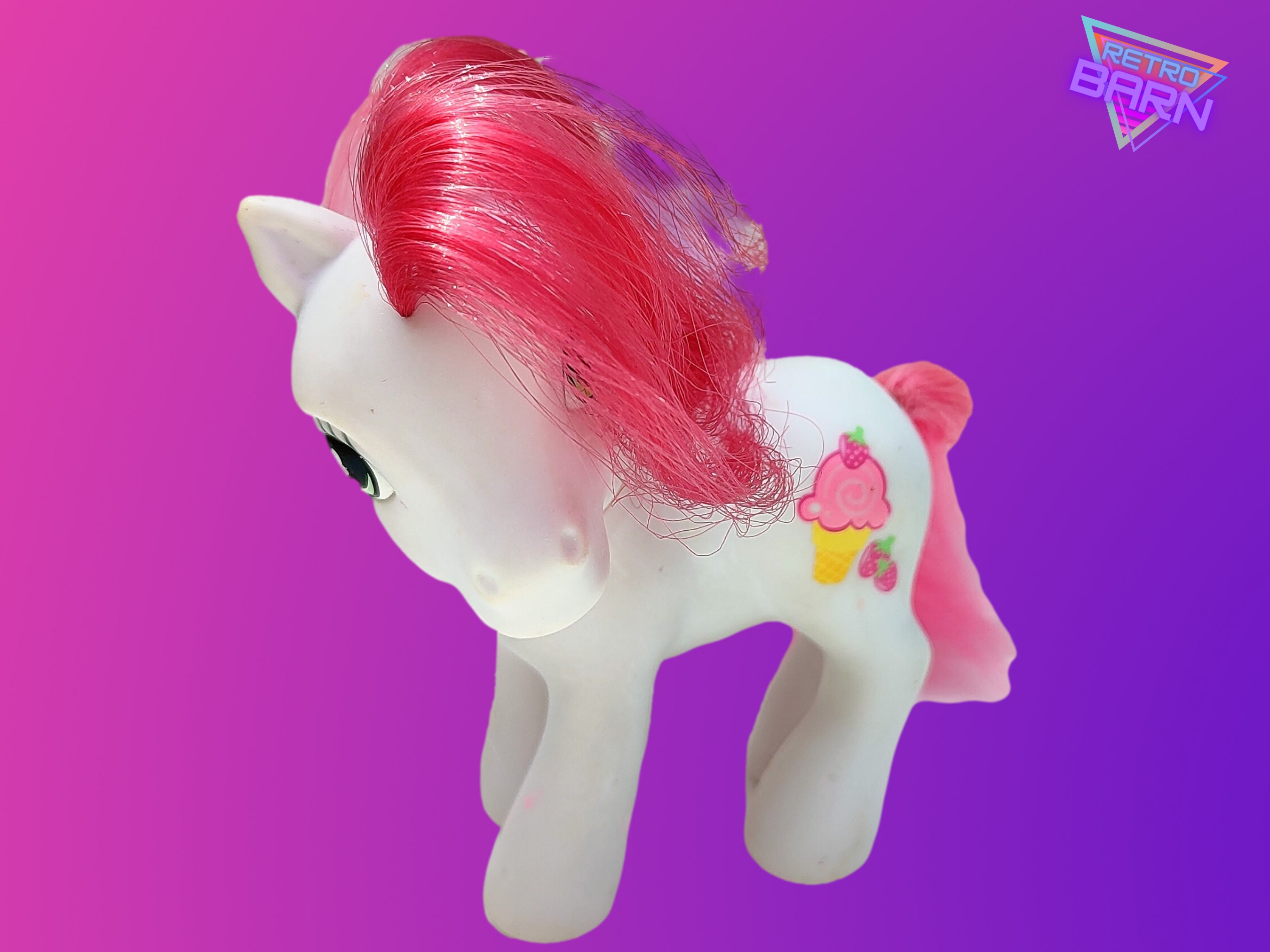 Vintage My Little Pony G3 Strawberry Surprise Hasbro MLP White Scented ...