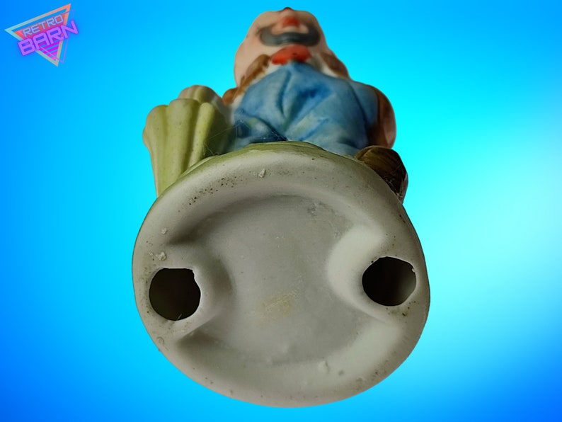 Vintage Clown Bisque Ceramic Sad Circus Clowns Figurines Retro Clown ...