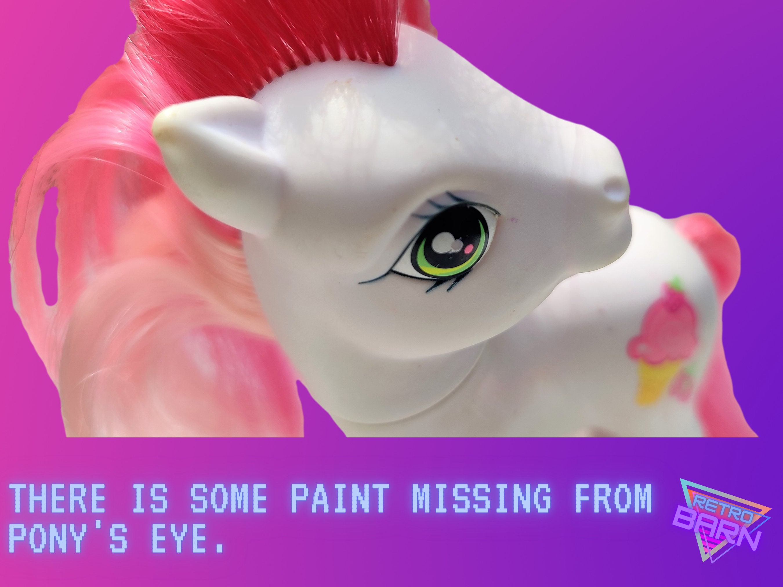 Vintage My Little Pony G3 Strawberry Surprise Hasbro MLP White Scented ...