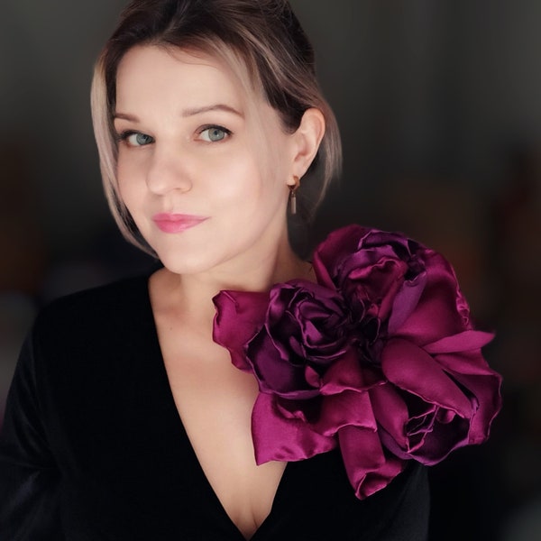 Large Scale Flower Fabric - Etsy