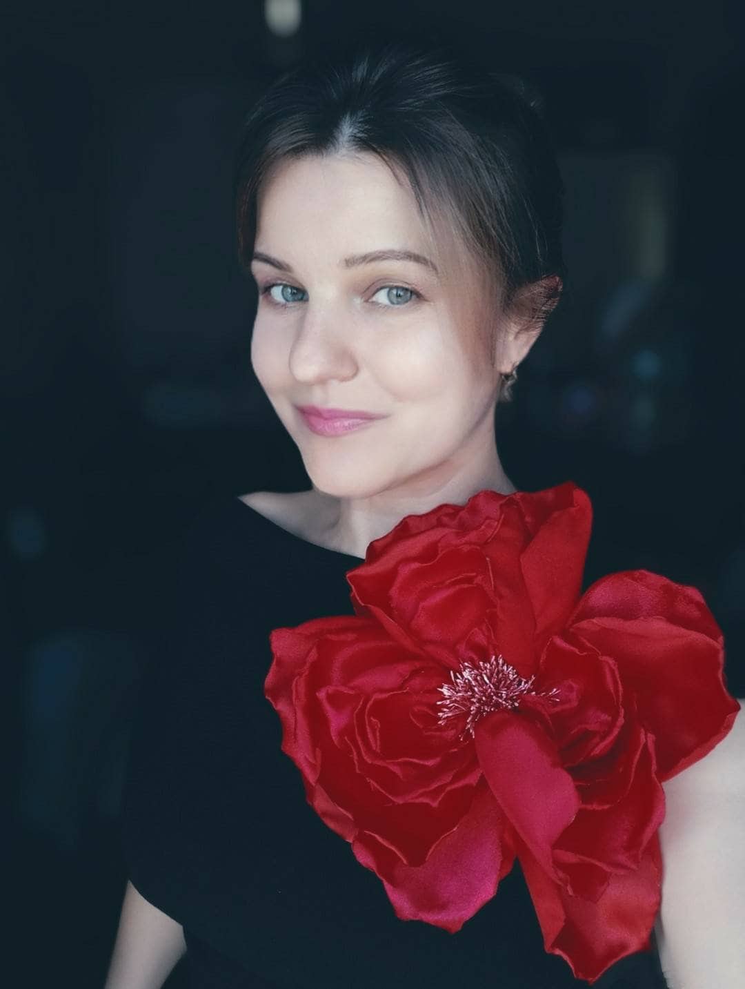 Large Flower Brooch, Large Fabric Flower, Large Red Flower, Pin Brooch ...