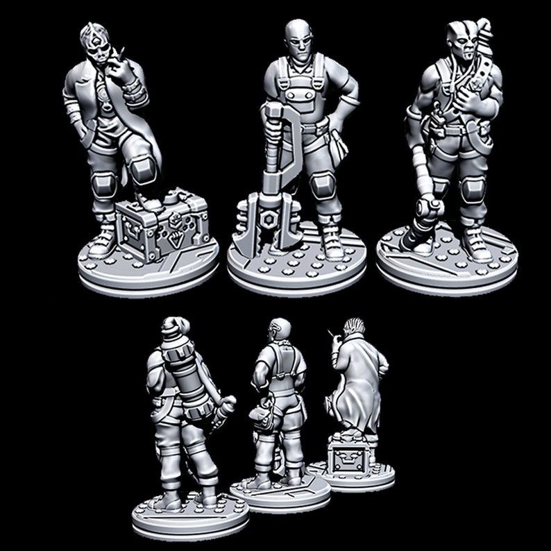 15mm & 20mm Sci-fi Miniatures novus Landing Non-humans 3 - Etsy