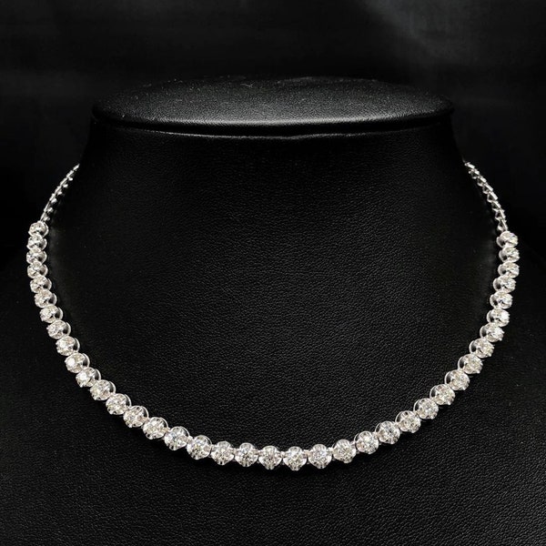 Graduated Diamond Necklace - Etsy