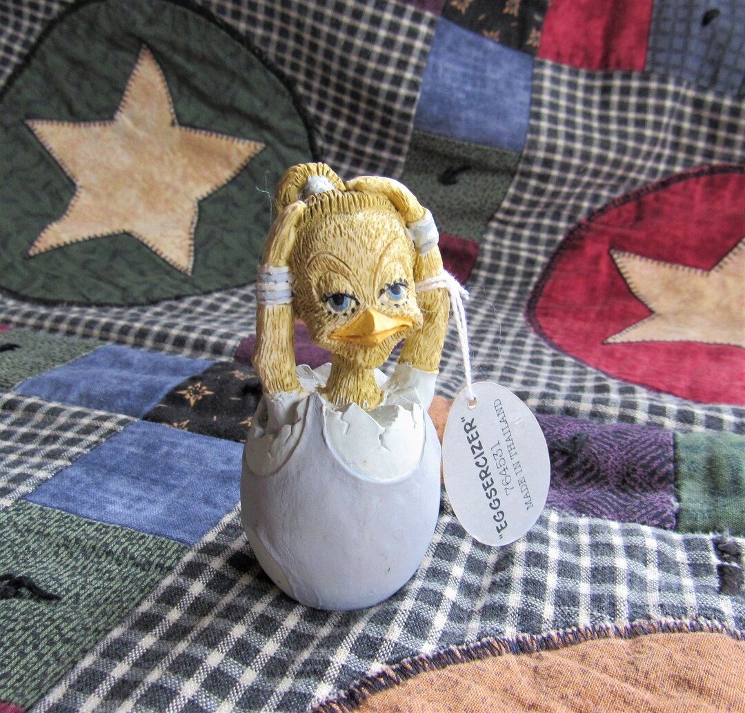 Eggbert Eggsercizer Figurine, From the Eggbert and Friends Collection ...