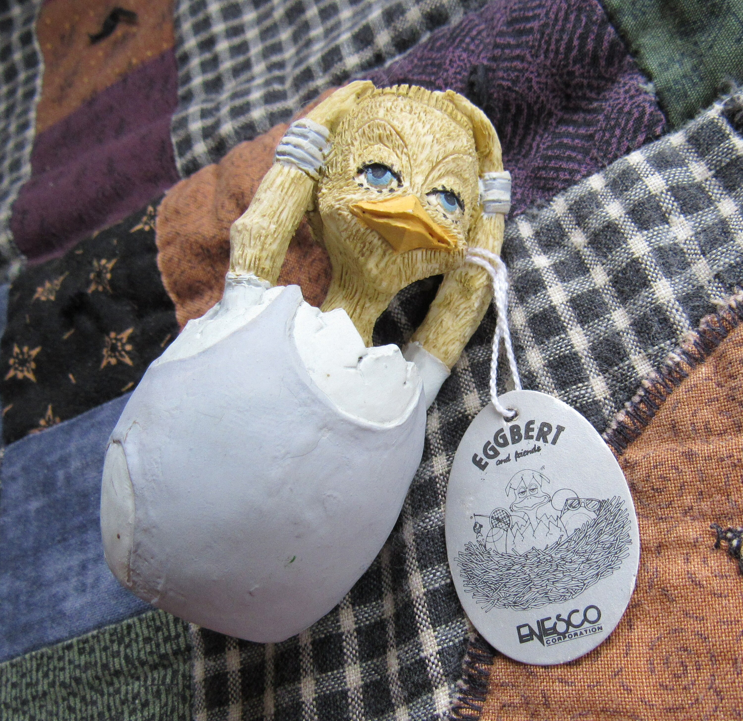 Eggbert Eggsercizer Figurine From the Eggbert and Friends - Etsy