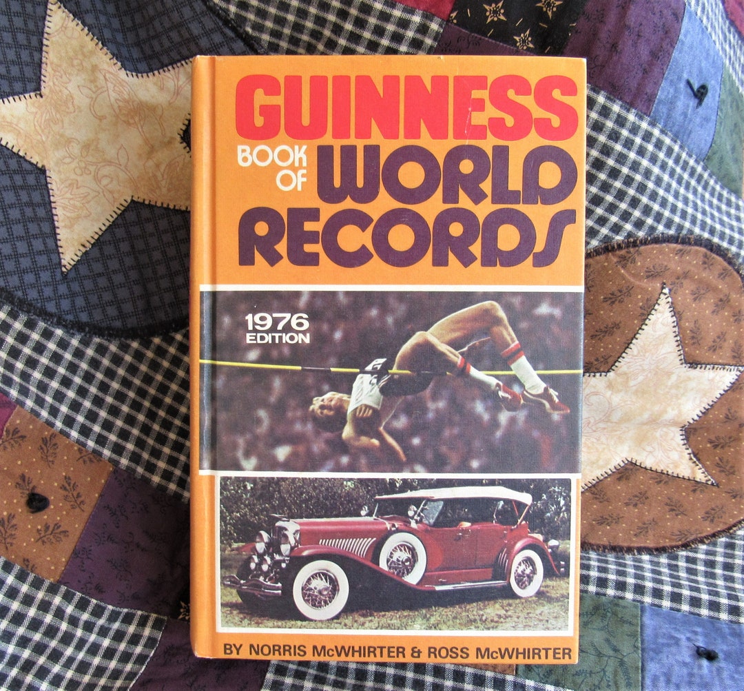1976 Guinness Book of World Records Hard Cover Book 704 - Etsy