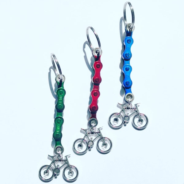 Bicycle Keychain - Etsy