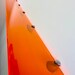 Orange Perspex Acrylic Shelves for Interiors - Wall Clamps Included ...