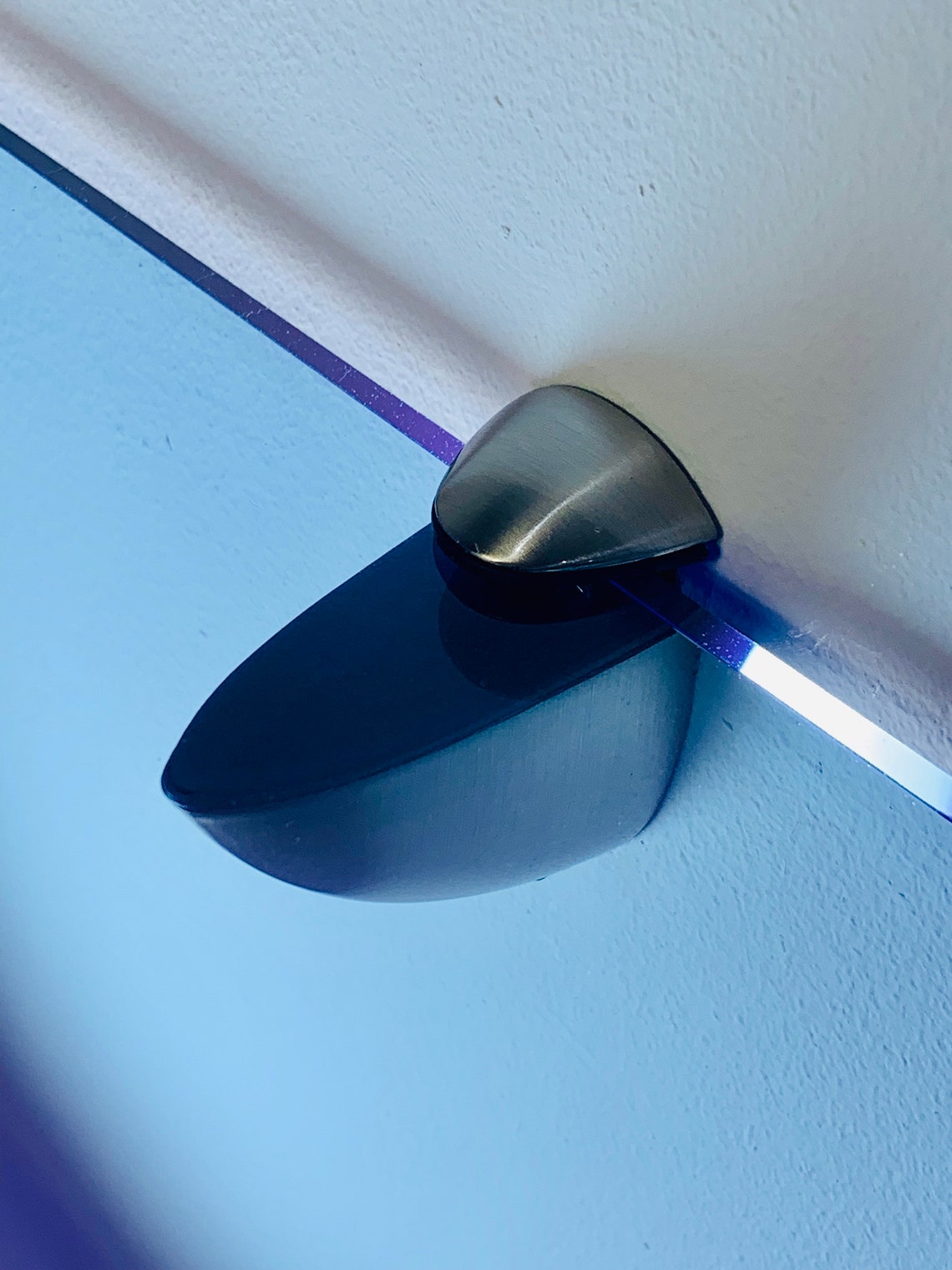 Perspex/acrylic Coloured Shelves Blue Neon for Interiors - Etsy