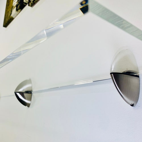 Orange Perspex Acrylic Shelves for Interiors Wall Clamps - Etsy