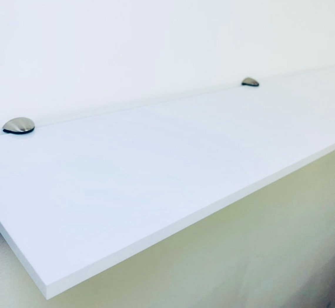 Perspex/acrylic Coloured Shelves Gloss White for Interiors - Etsy