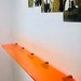 Orange Perspex Acrylic Shelves for Interiors Wall Clamps Included ...