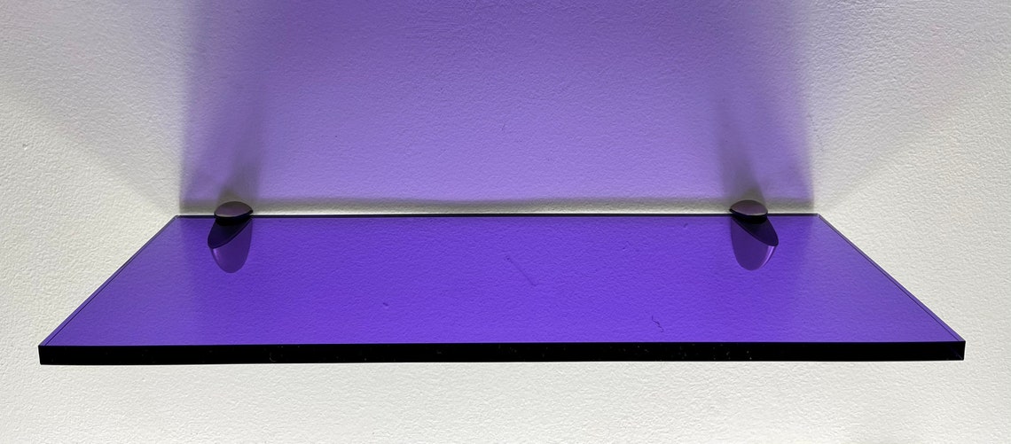 Perspex/acrylic Coloured Shelves Velvet Purple Neon for - Etsy UK