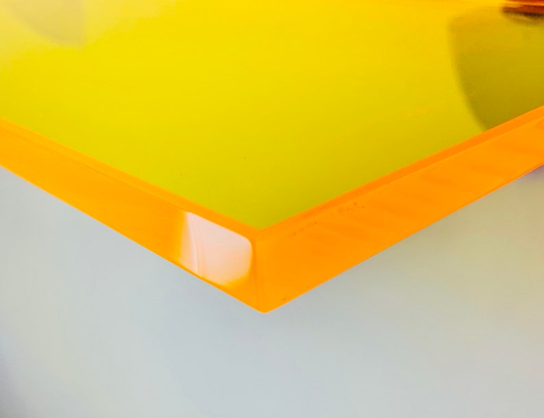 Neon Yellow Acrylic Shelf Available in Different Sizes | Etsy