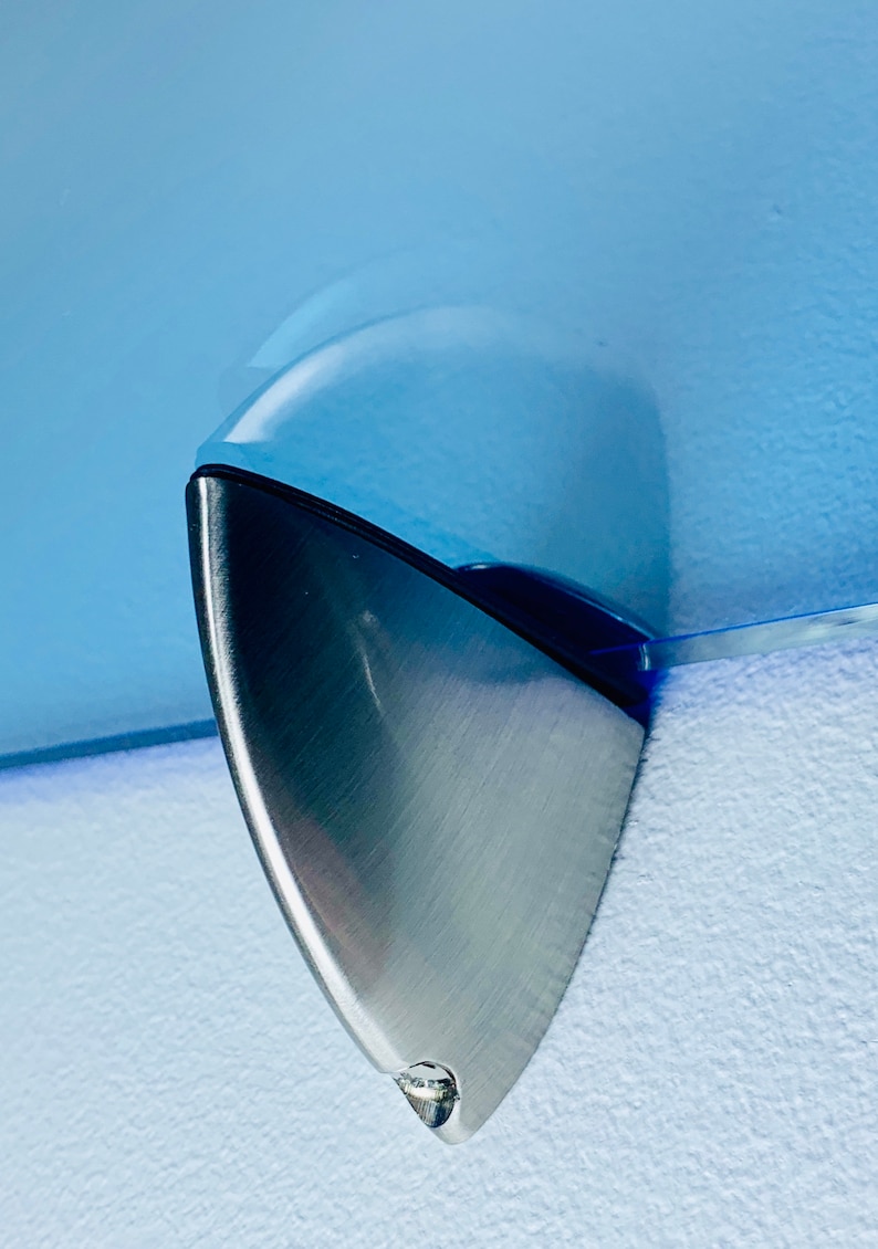 Perspex/acrylic Coloured Shelves Blue Neon for Interiors - Etsy