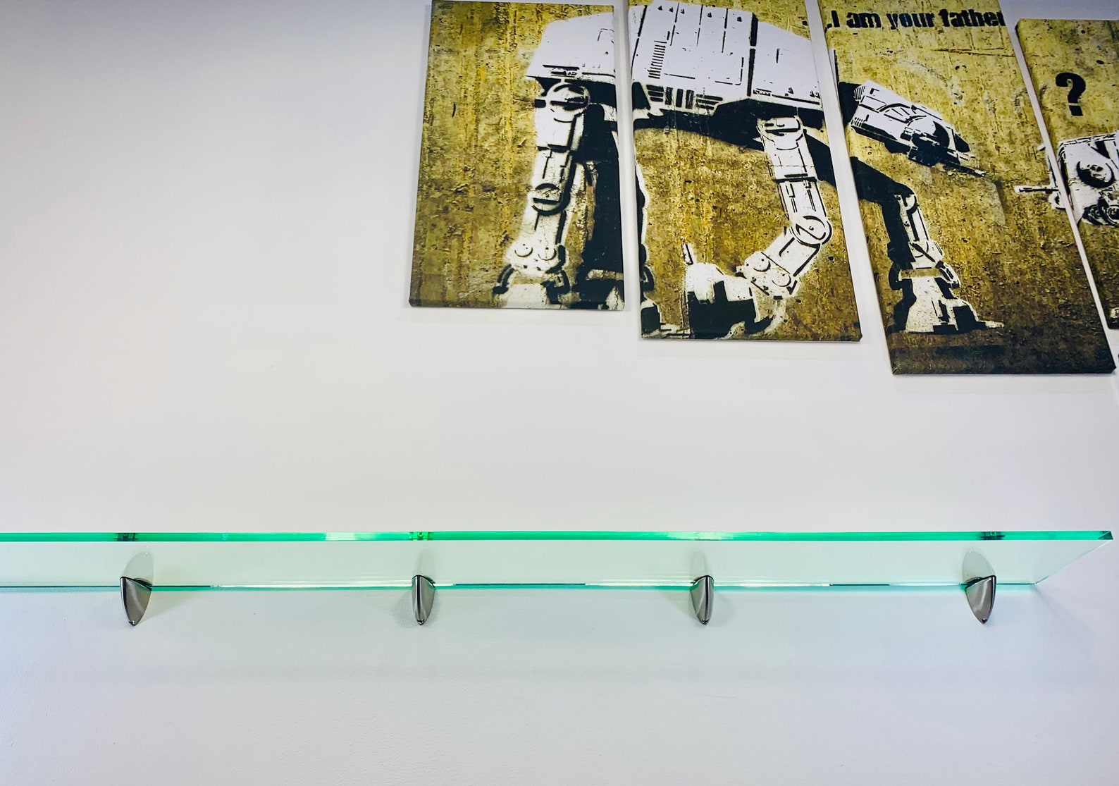 Glass Edge Effect Acrylic Shelf Available in Different Sizes, Contact ...