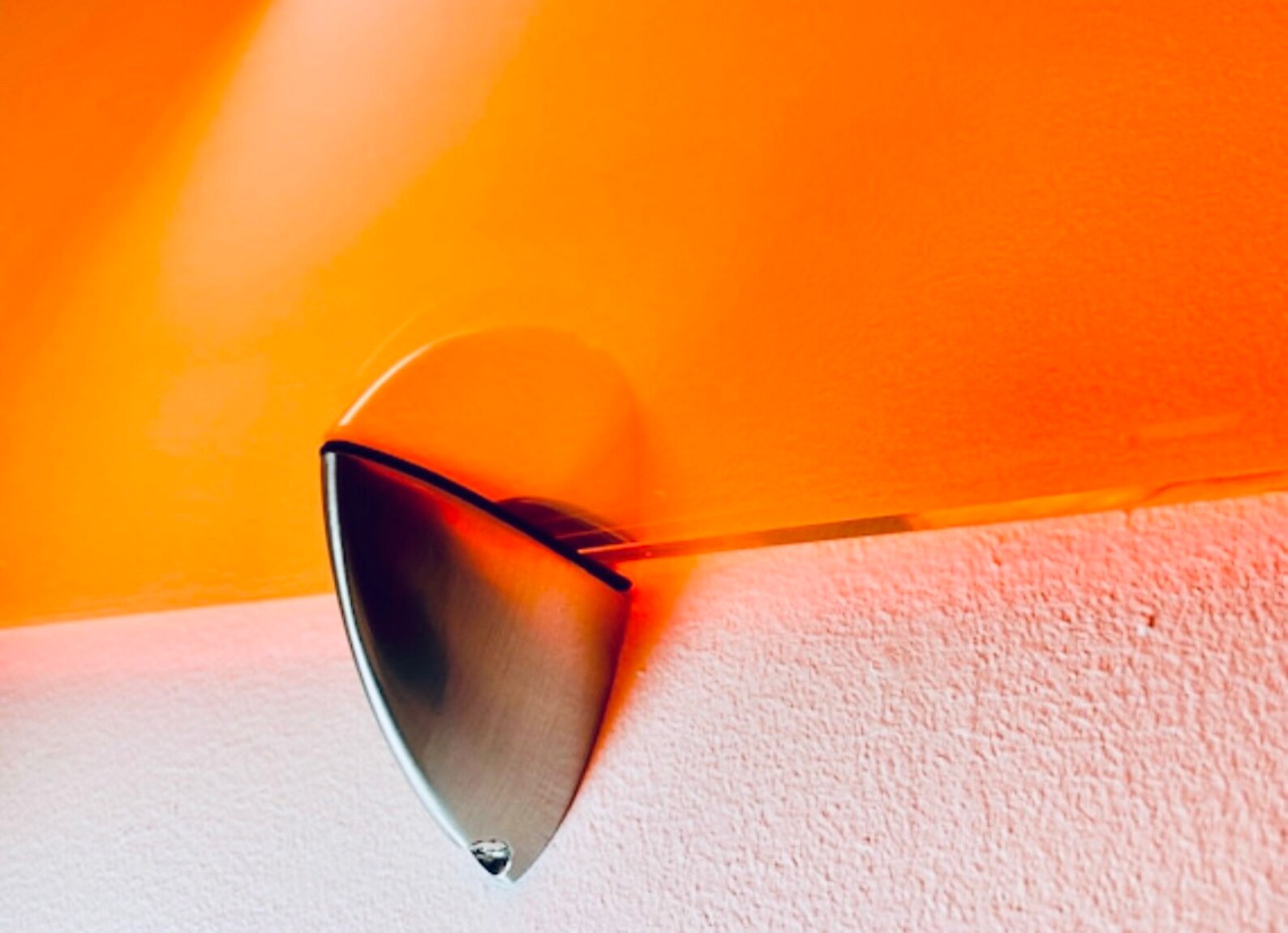 Orange Perspex Acrylic Shelves for Interiors Wall Clamps Included ...