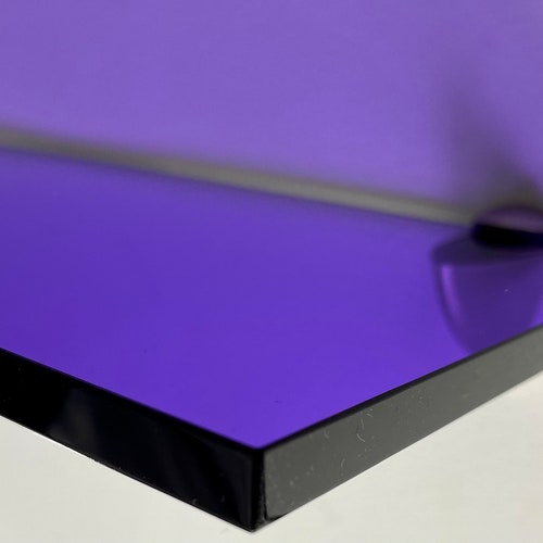 Perspex/acrylic Coloured Shelves Blue Neon for Interiors - Etsy