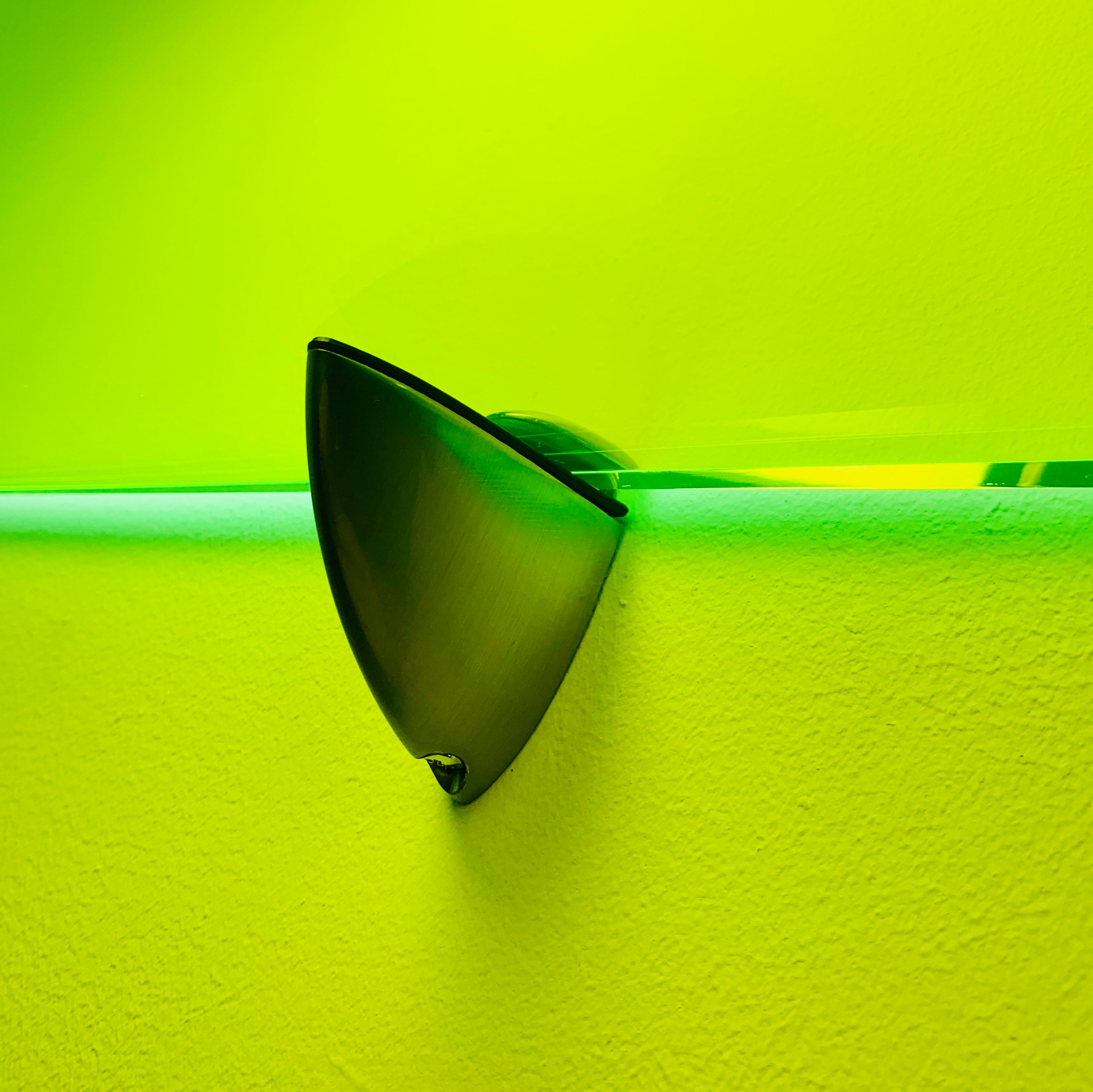 Perspex/acrylic Coloured Shelves - Green Neon for Interiors - Etsy