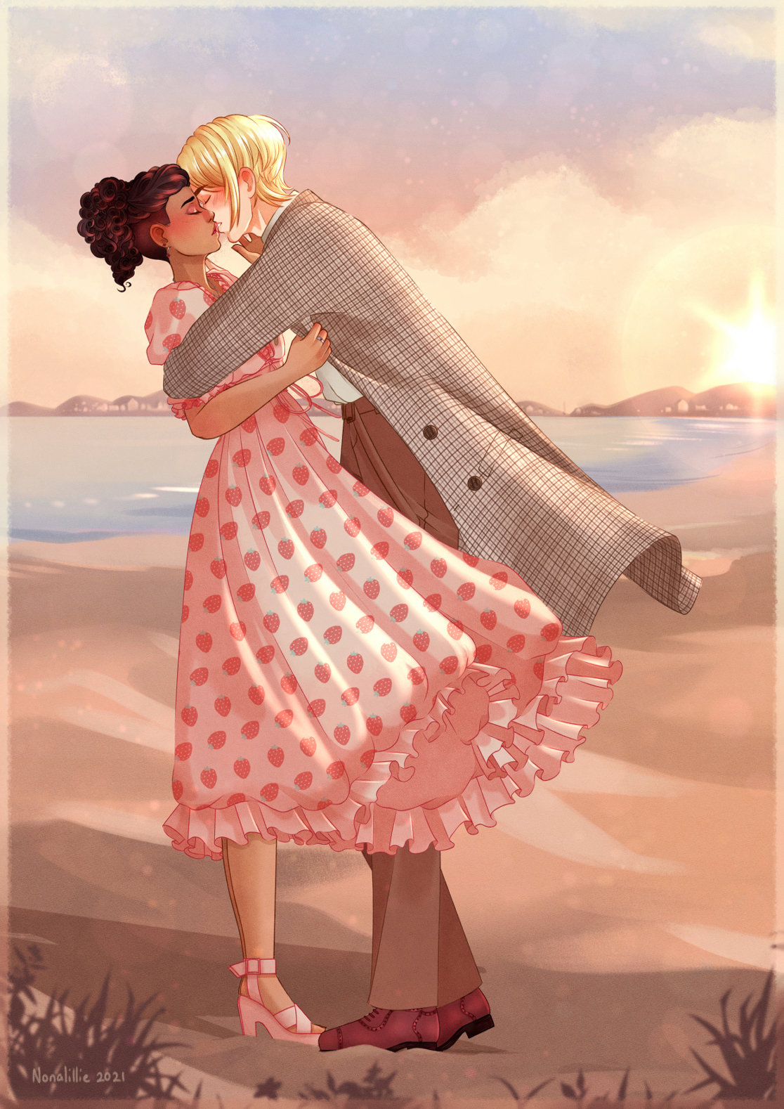 2 Characters Digital Art Commission Fantasy Custom Portrait Character ...