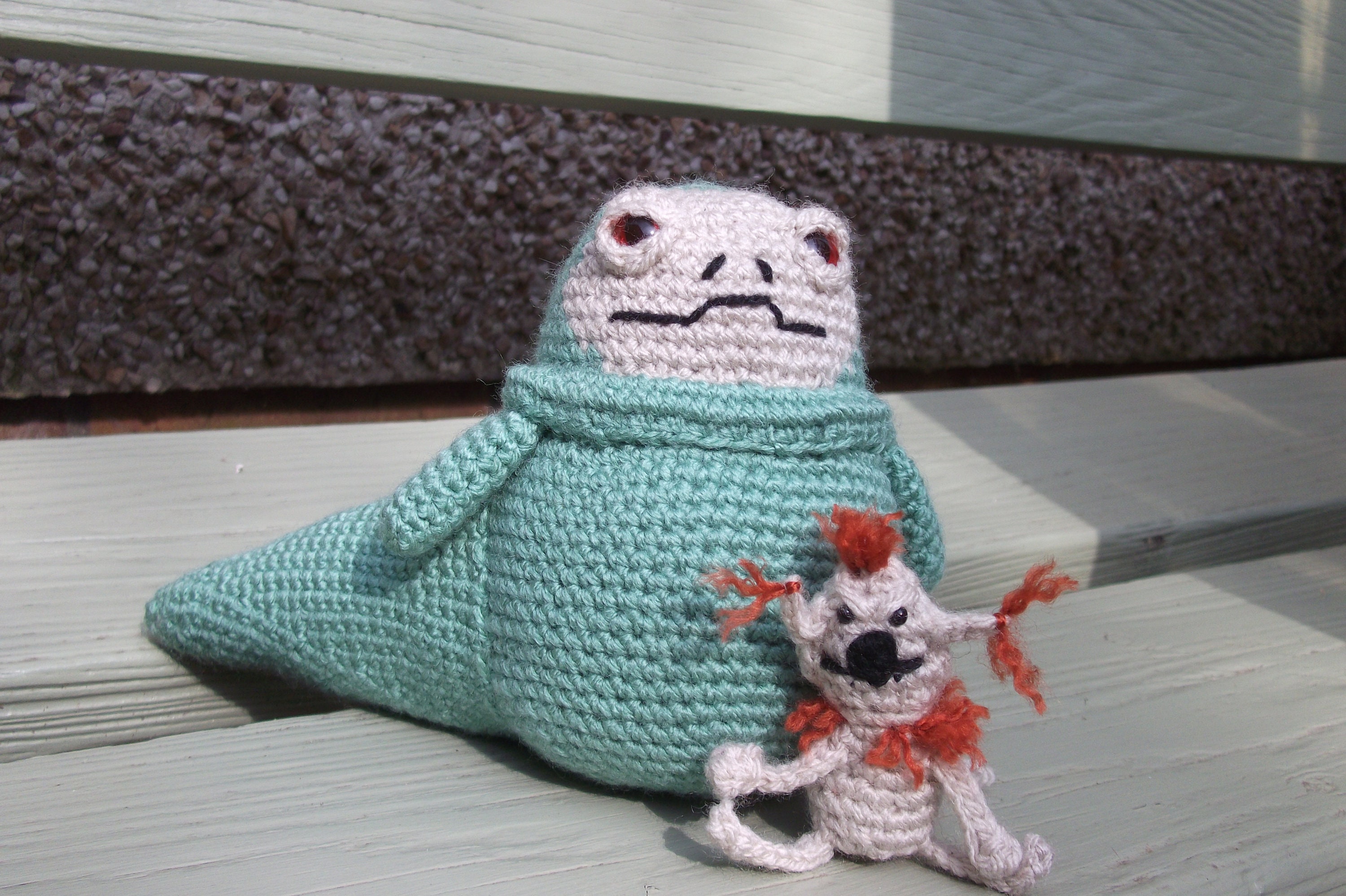 Jabba the Hutt crochet amigurumi. Star Wars inspired. Hand made. - Etsy 日本