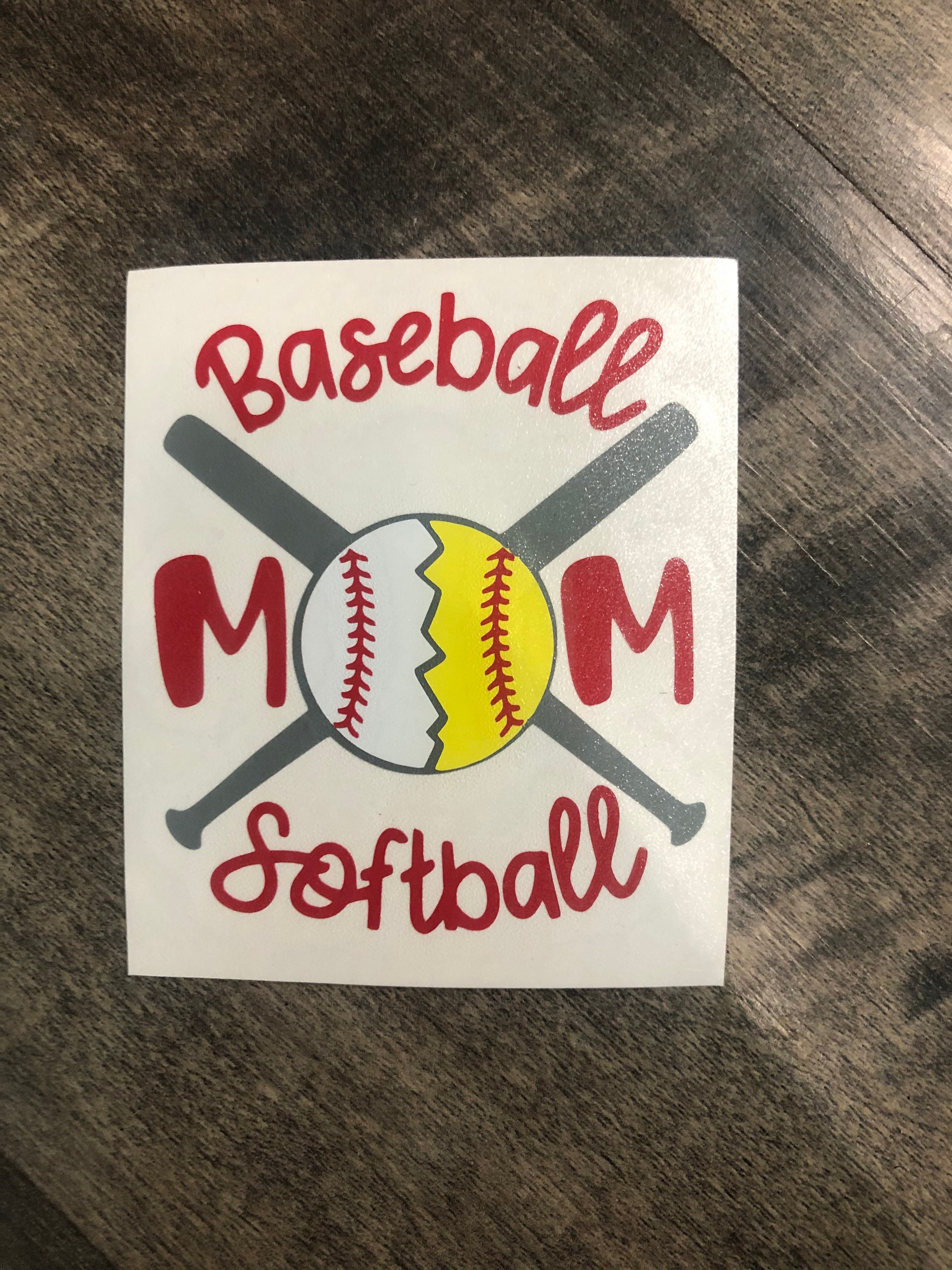 Baseball & Softball Mom Decals | Softball Mom Decals | Baseball Mom ...