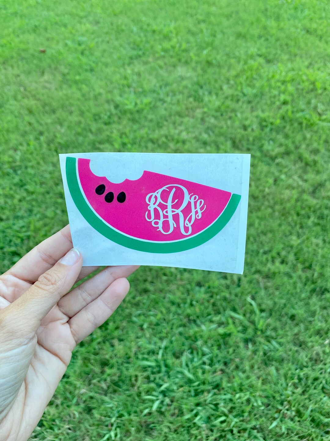 Watermelon Decals Monogram Watermelon Decals Custom Watermelon Decals ...