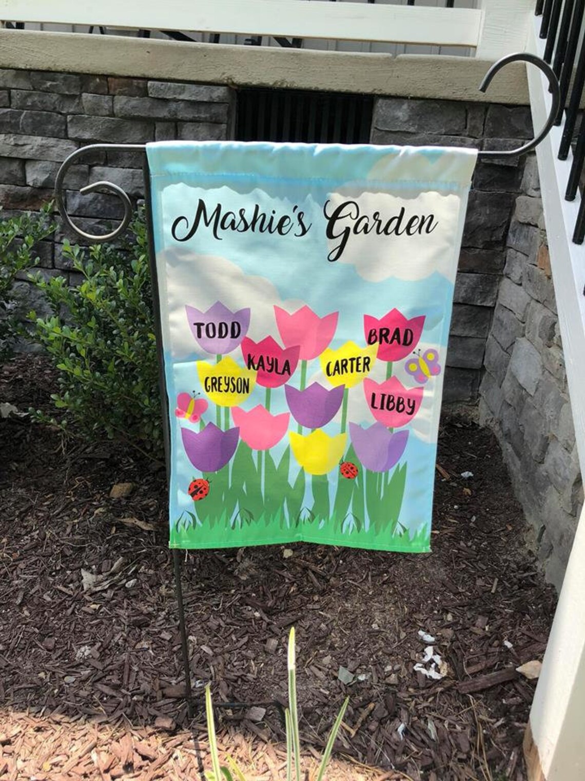 Personalized Yard Flags | Custom Names Garden Flag | Personalized Flags ...