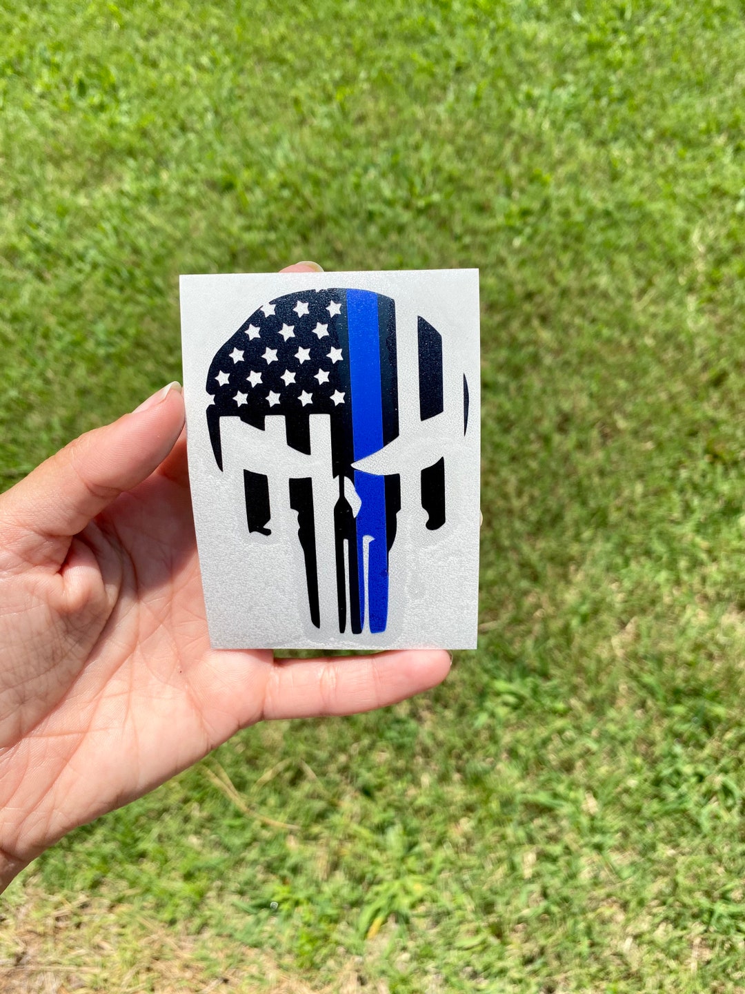 Punisher Decal Punisher Skull Decals Punisher Law - Etsy