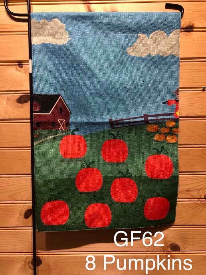 Pumpkin Patch Garden Flags Personalized Pumpkin Flags - Etsy